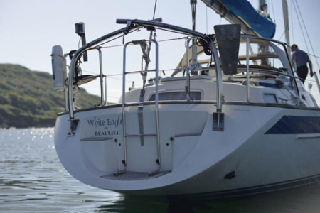 Simpson Stainless Davits - Jeremy Rogers