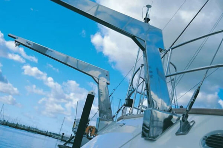 Simpson Stainless Davits - Jeremy Rogers