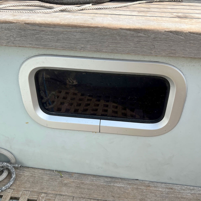 CO32 Portlight for cockpit from quarter berth to cockpit - Jeremy Rogers