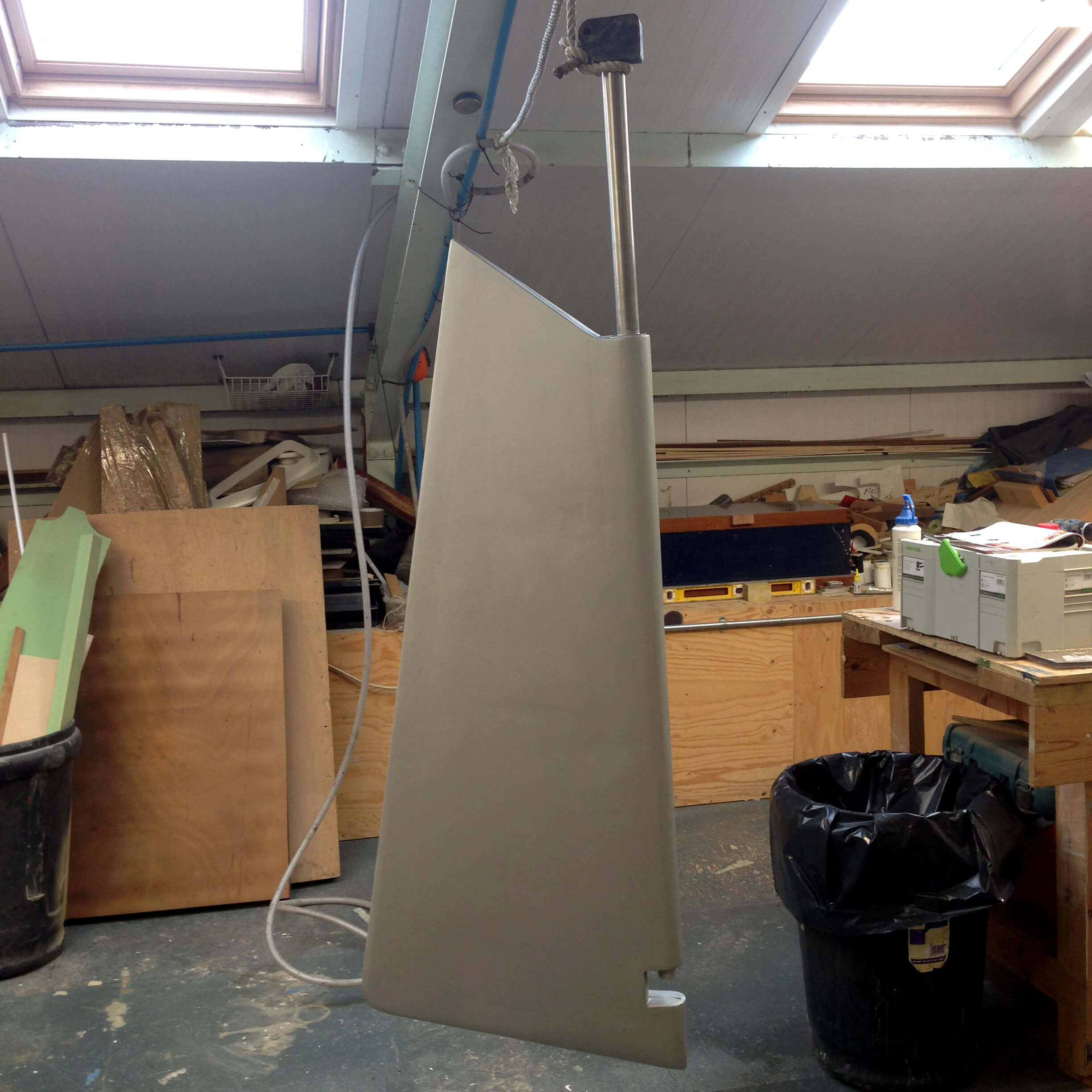 CO32 Rudder new (including heel plate, bearings and skeg cap) - Jeremy ...